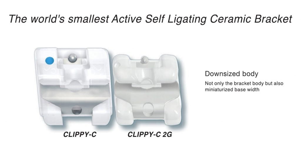 CLIPPY C 2G CERAMIC SL BRACKETS - ORTHOMAX Australia