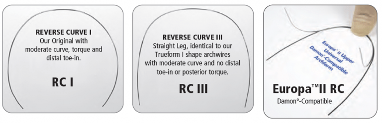 M5 NITI REVERSE CURVE ARCHWIRES - ORTHOMAX Australia